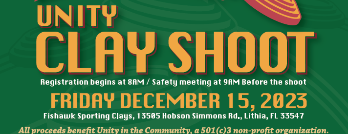 12th Annual Unity Clay Shoot